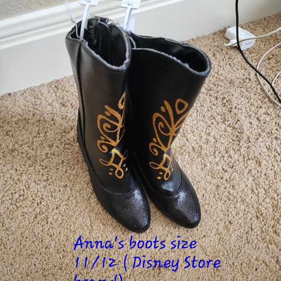 Disney | Costumes | Princess Anna Disney Frozen Costume Boots Disney ...